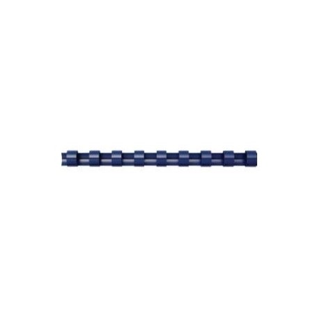 Fellowes 8mm Plastic Binding Coils 21 Ring Blue A4 Pack Of 100