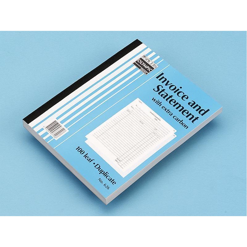 Olympic No.626 Duplicate Carbon Book Invoice & Statement 250X200mm